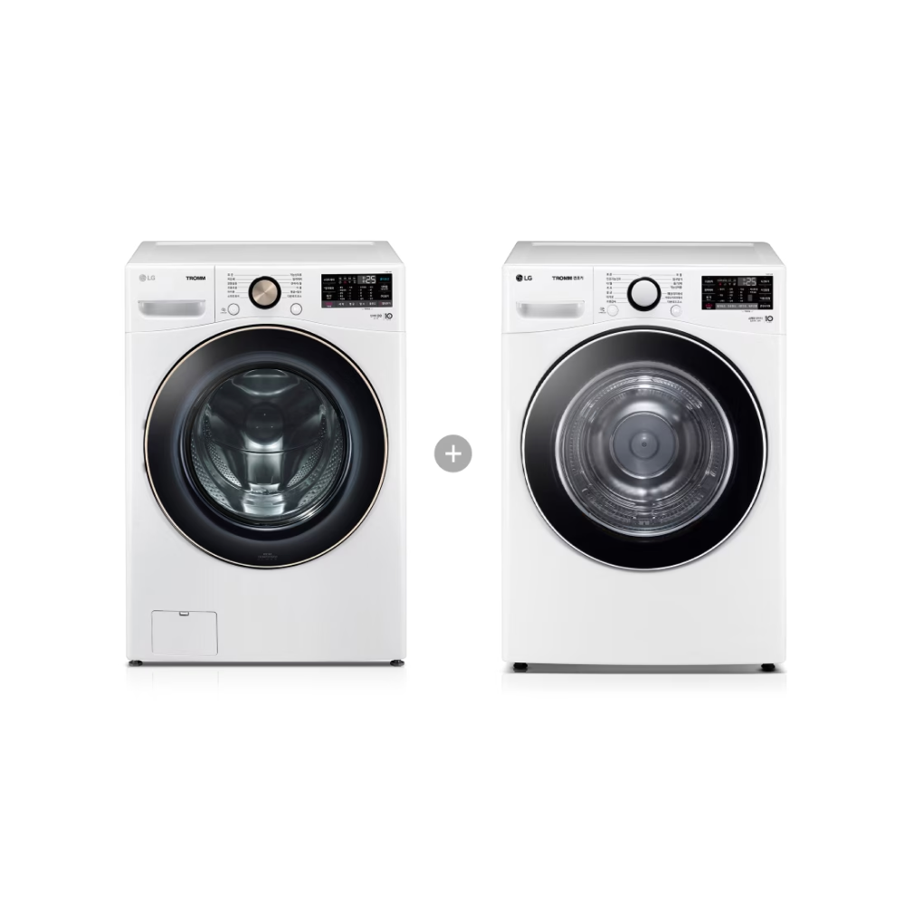 LG전자 트롬 드럼세탁기 F21WDLP +건조기 RH19WTWN 21kg+19kg 방문설치, F21WDLP-9WW, 화이트(유광) (F21WDLP-9WW) | 가전구매의 ...